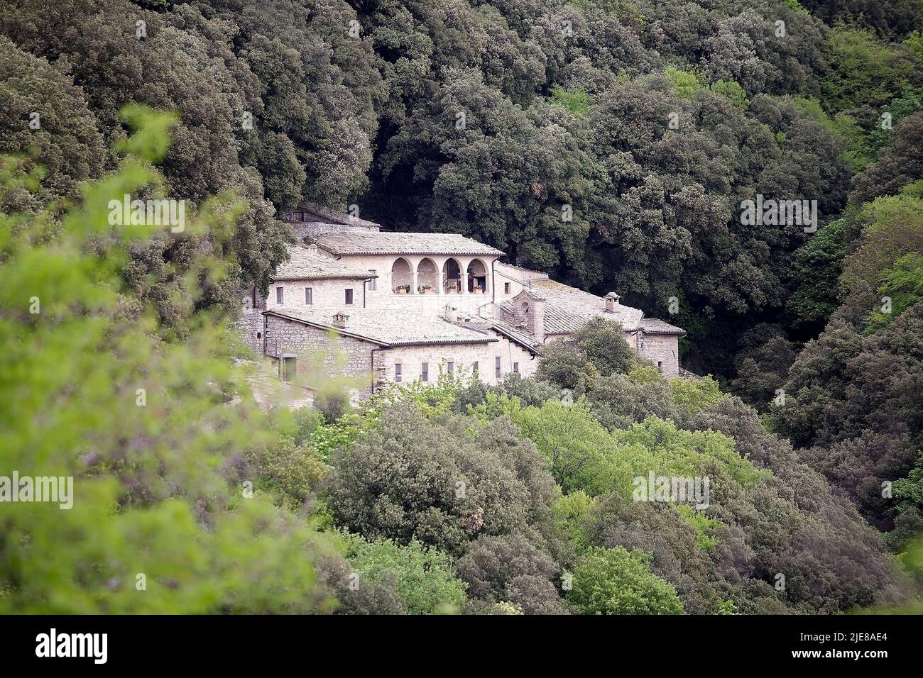 Eremo delle Carceri, Mount Subasio, Umbria, Italy. The Eremo delle ...