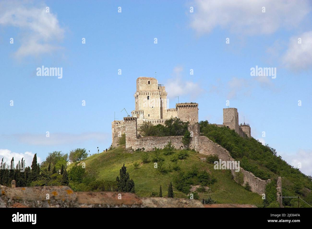 Rocca Maggiore, Assisi, Italy. Rocca Maggiore dominated by more than ...
