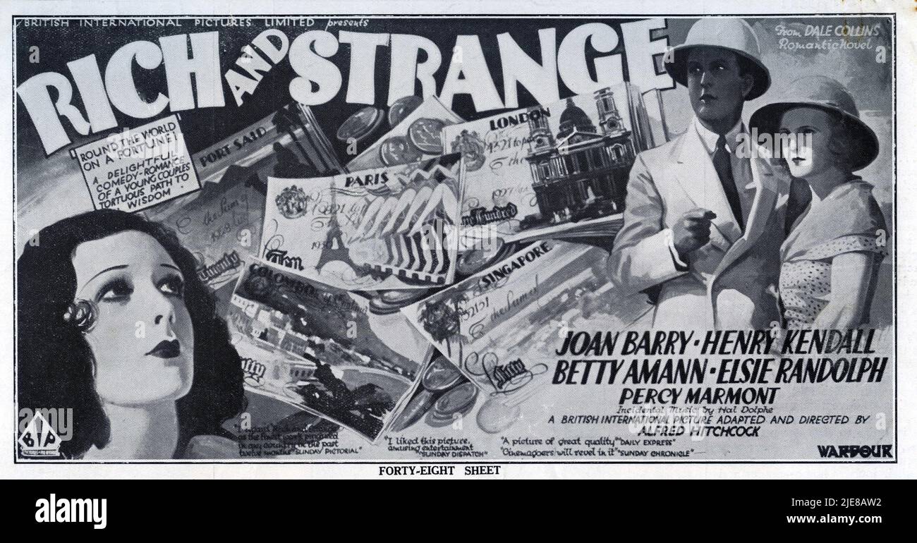 British Poster for JOAN BARRY HENRY KENDALL BETTY AMANN ELSIE RANDOLPH ...