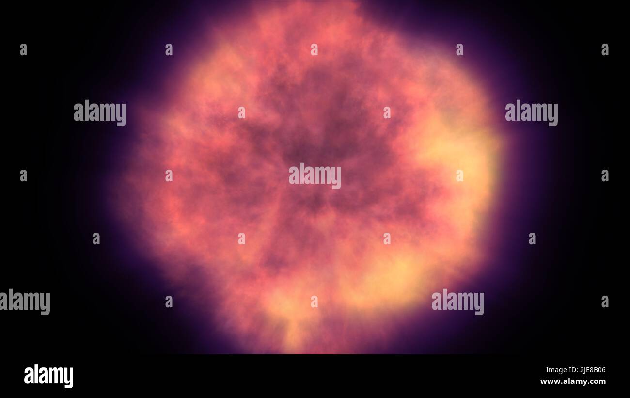 fire flame explosion in space, abstract illustration Stock Photo - Alamy