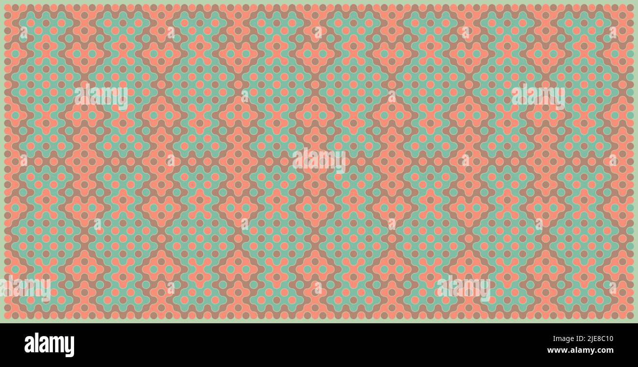 Random color rounded truchet tiling illustration Stock Vector Image ...