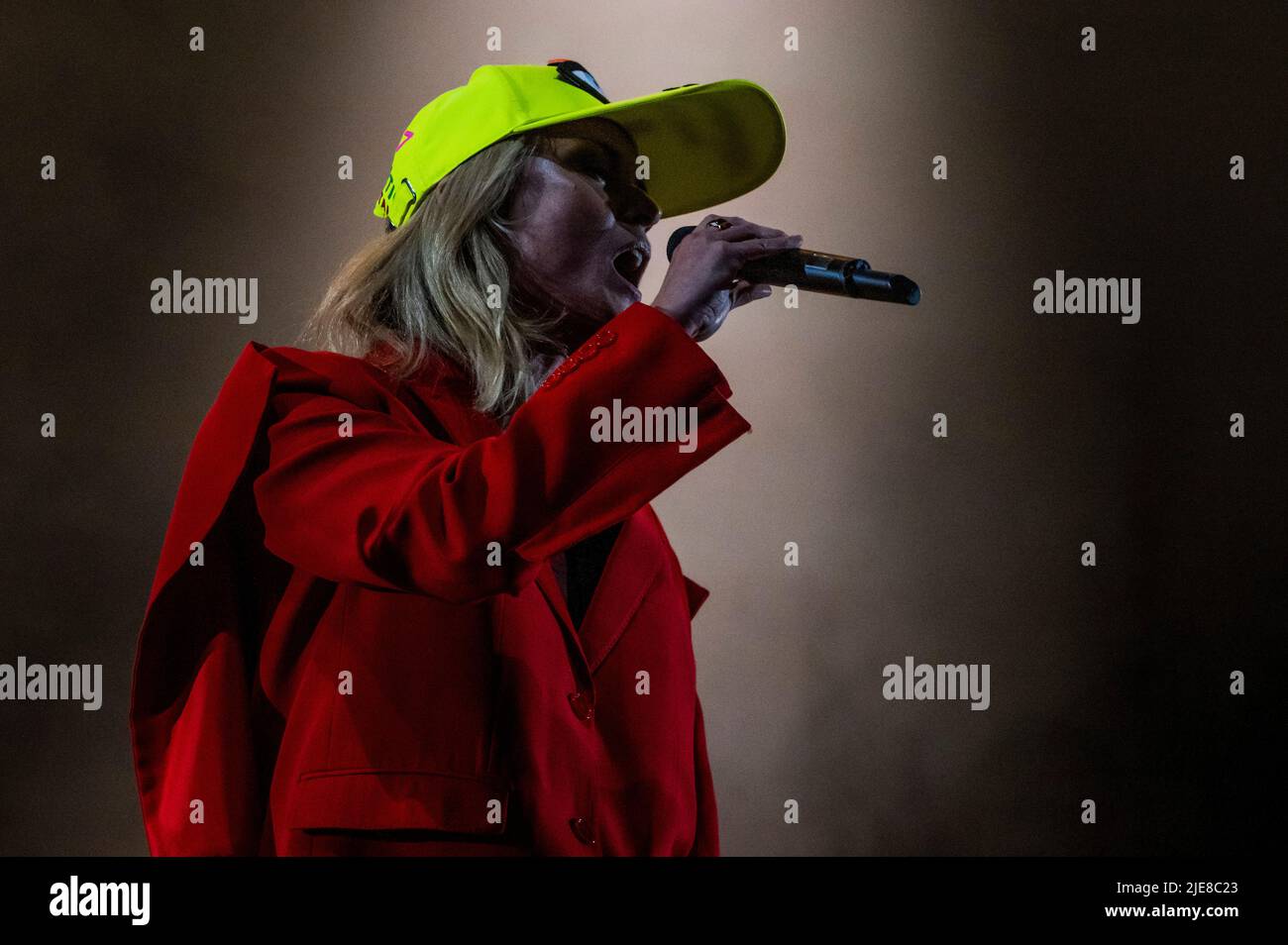 Glastonbury, UK. 25th June, 2022. Roisin Murphy plays the west holts ...