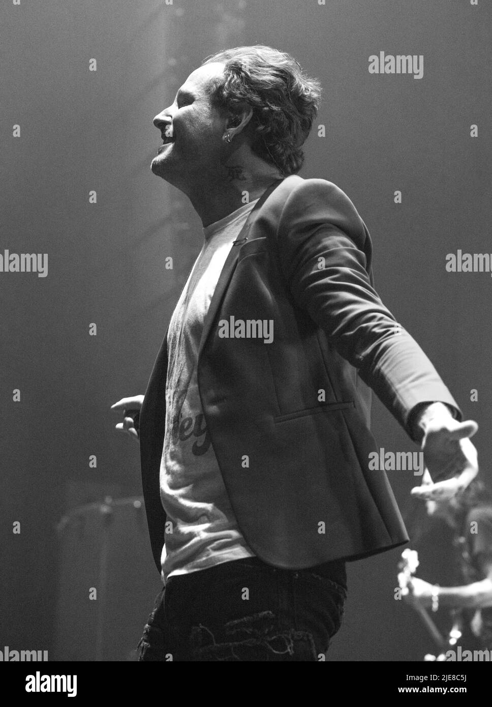 Stone band singer Black and White Stock Photos & Images - Alamy