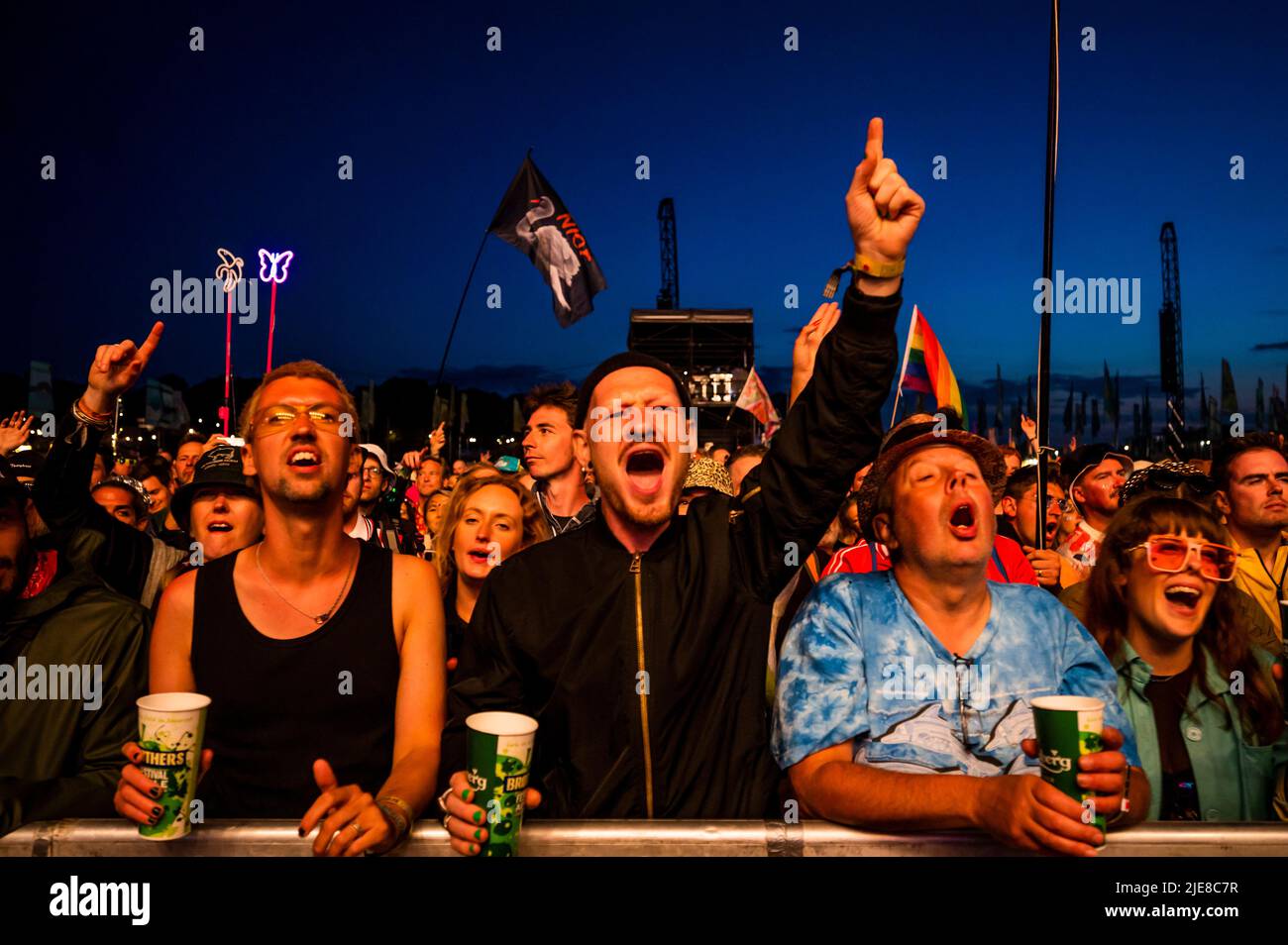 Glastonbury Uk 25th June 2022 Roisin Murphy Plays The West Holts