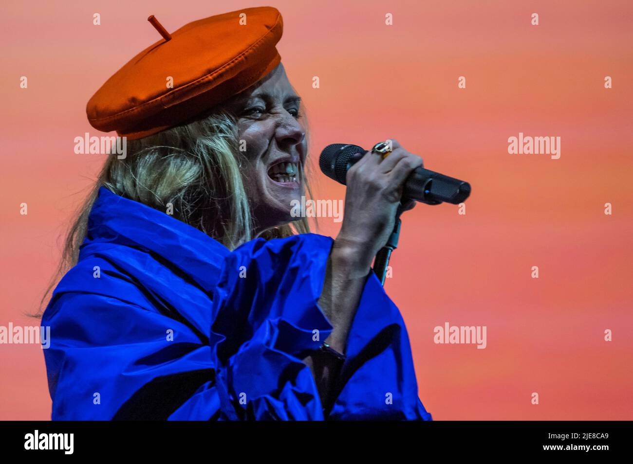 Glastonbury Uk 25th June 2022 Roisin Murphy Plays The West Holts