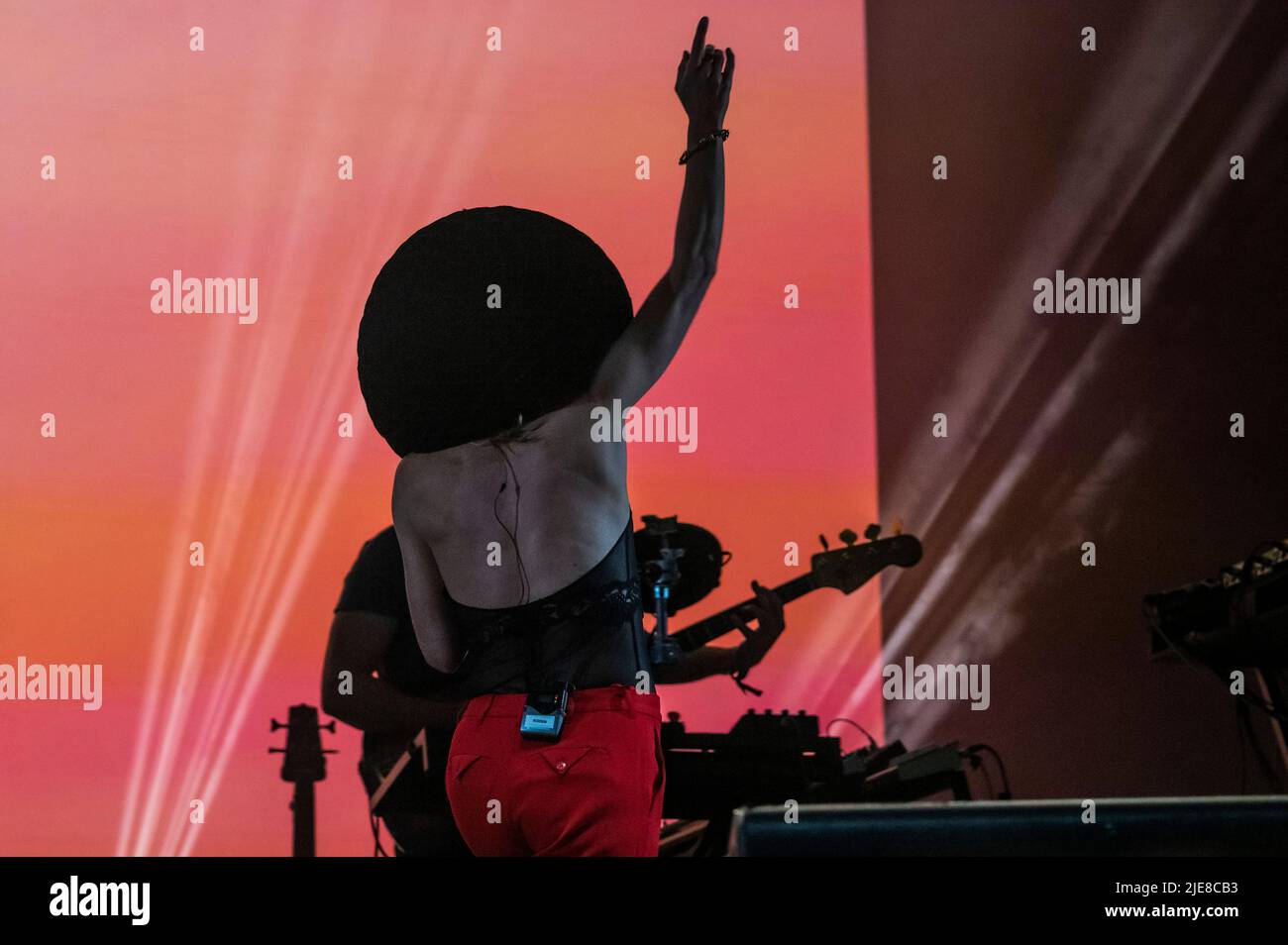 Glastonbury, UK. 25th June, 2022. Roisin Murphy plays the west holts ...