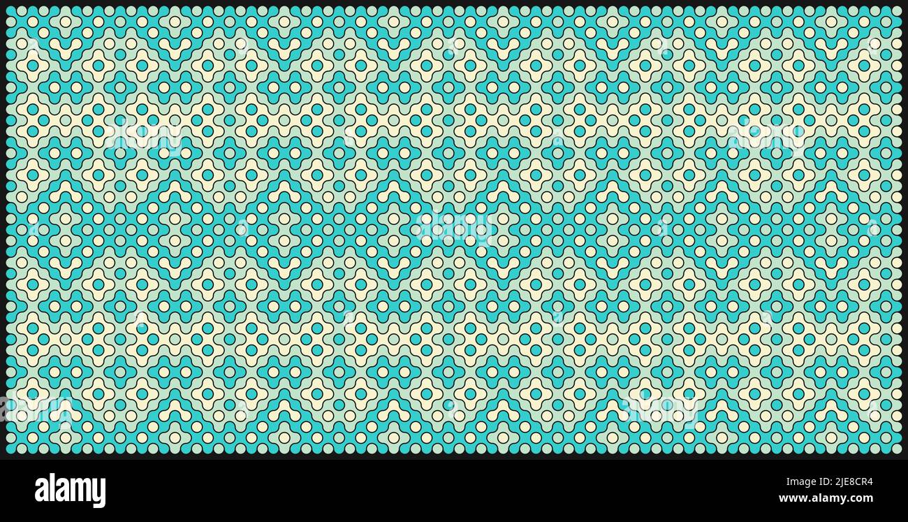 Random color rounded truchet tiling illustration Stock Vector Image ...