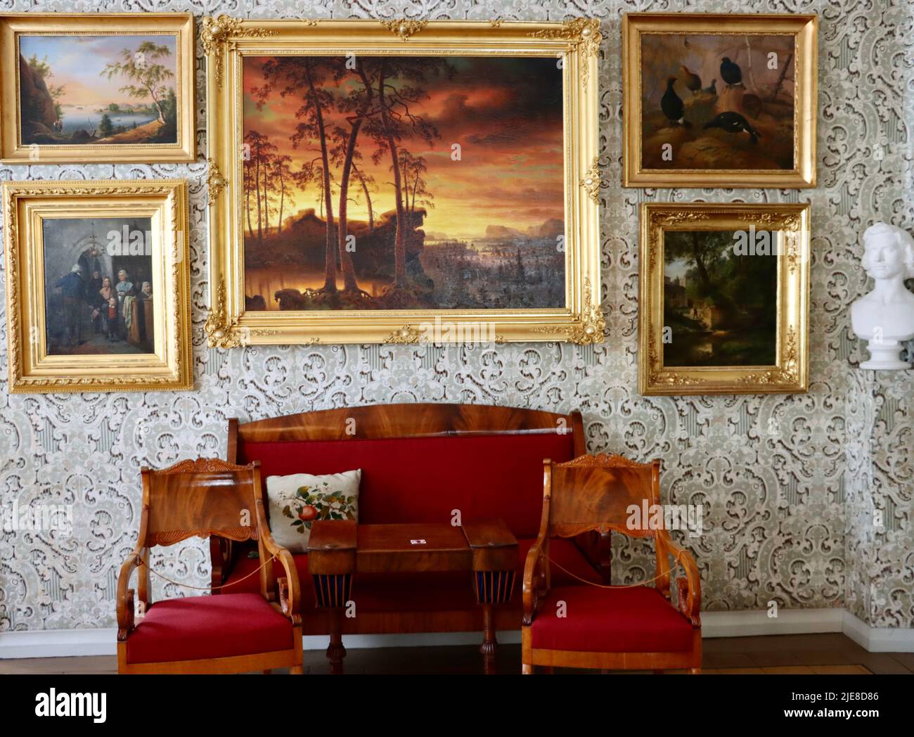 Details from the National poet Johan Ludvig Runeberg's home and garden ...