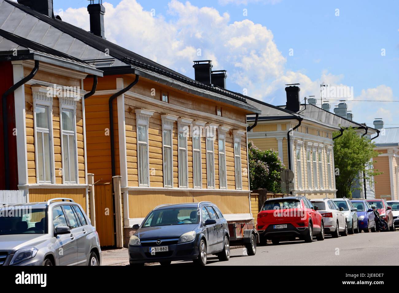 Old buildings in the neighborhood of Johan Ludvig Runeberg's home in ...