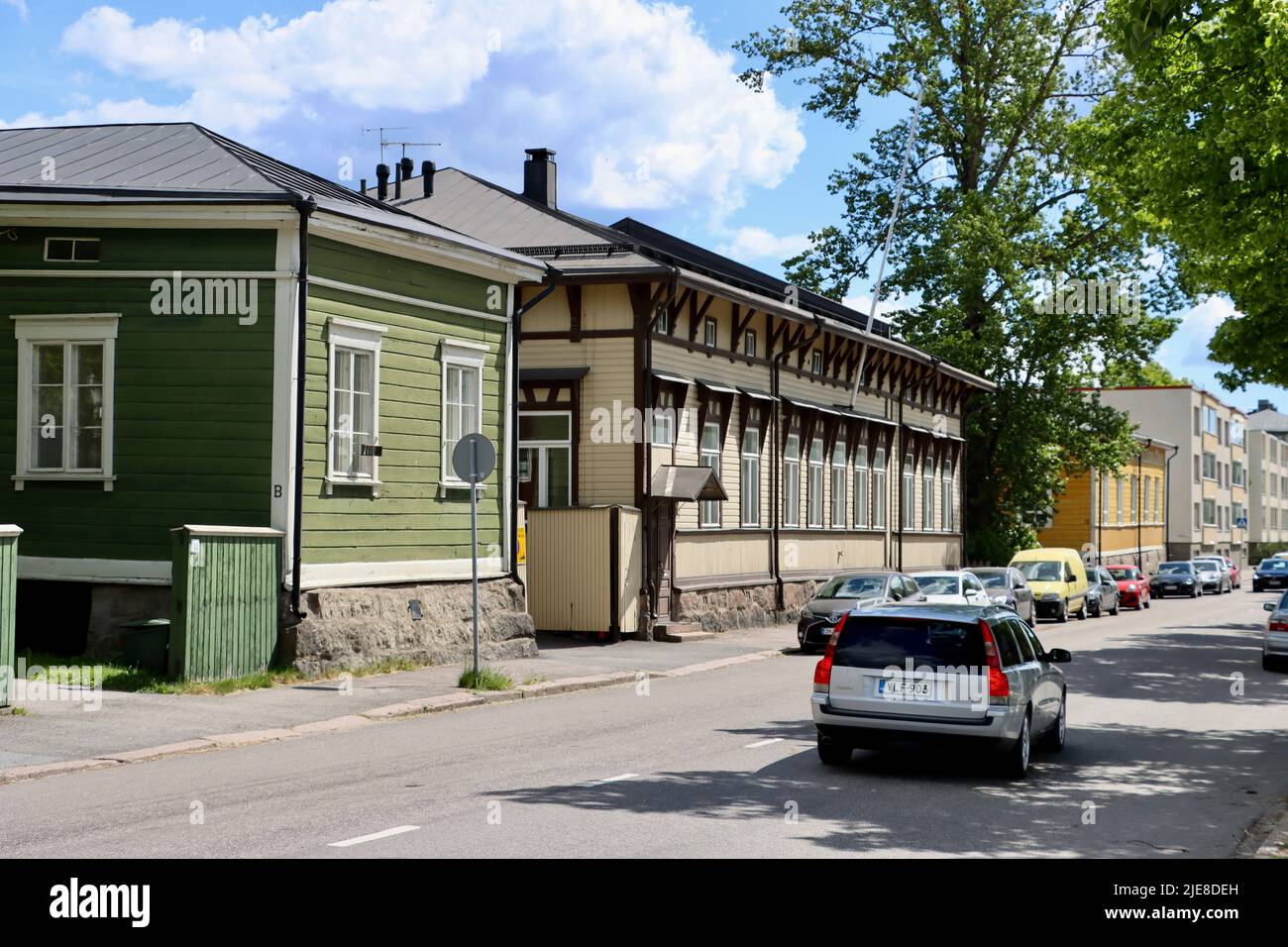 Old buildings in the neighborhood of Johan Ludvig Runeberg's home in ...