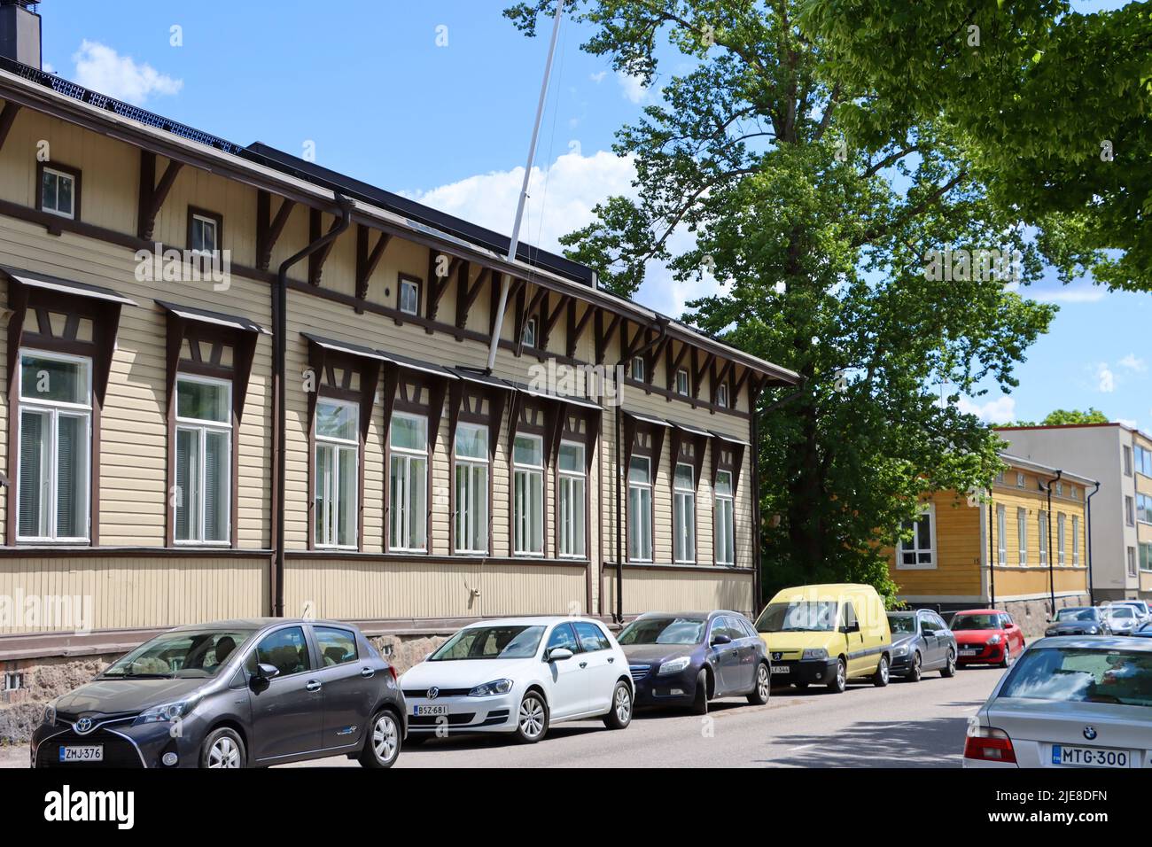 Old buildings in the neighborhood of Johan Ludvig Runeberg's home in ...