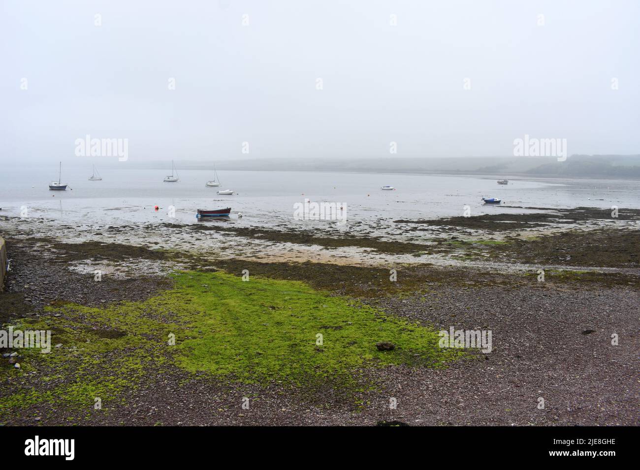 Angle Bay at low tide, Angle, Pembrokeshire, Wales Stock Photo - Alamy