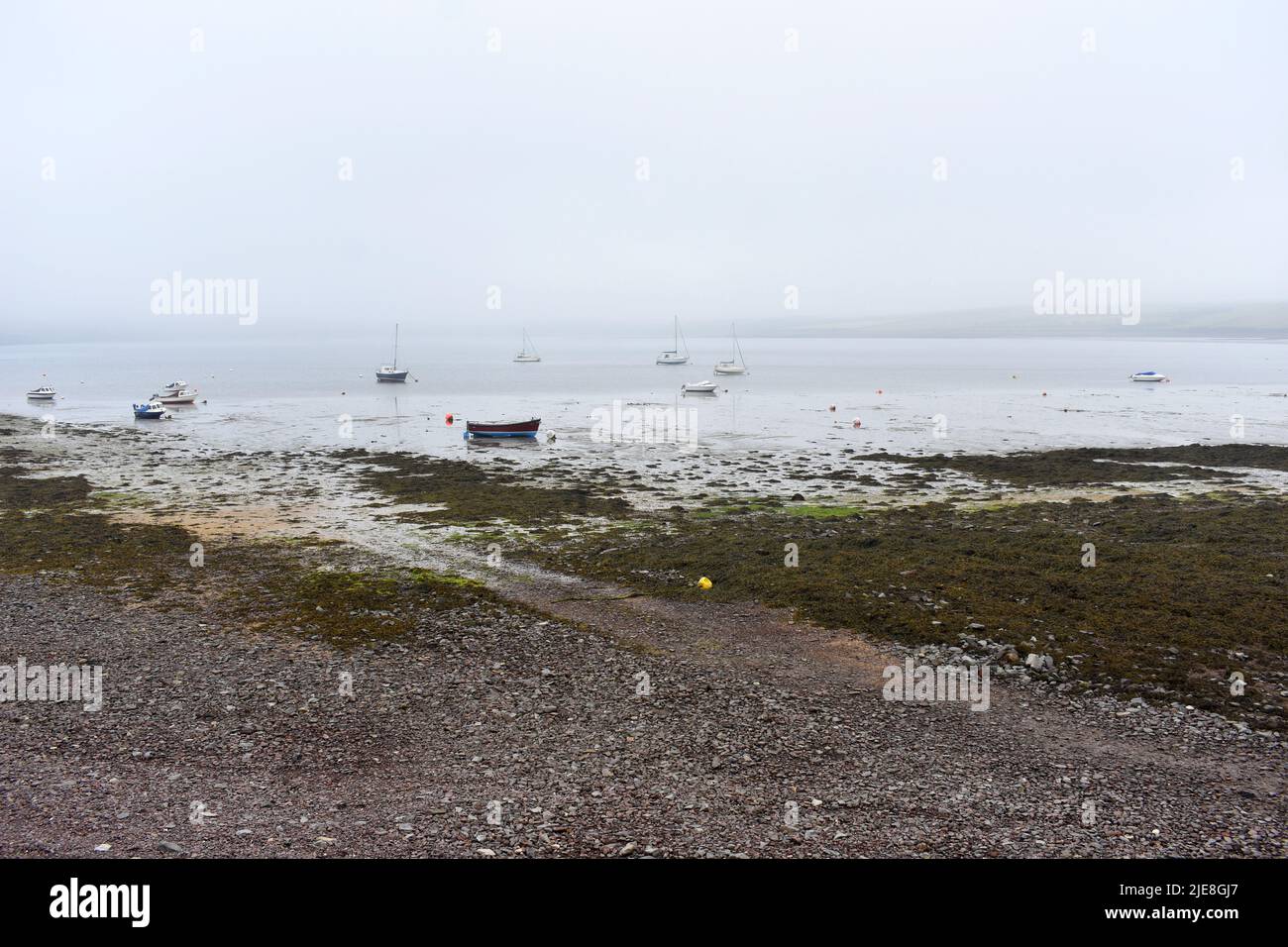 Angle Bay at low tide, Angle, Pembrokeshire, Wales Stock Photo - Alamy