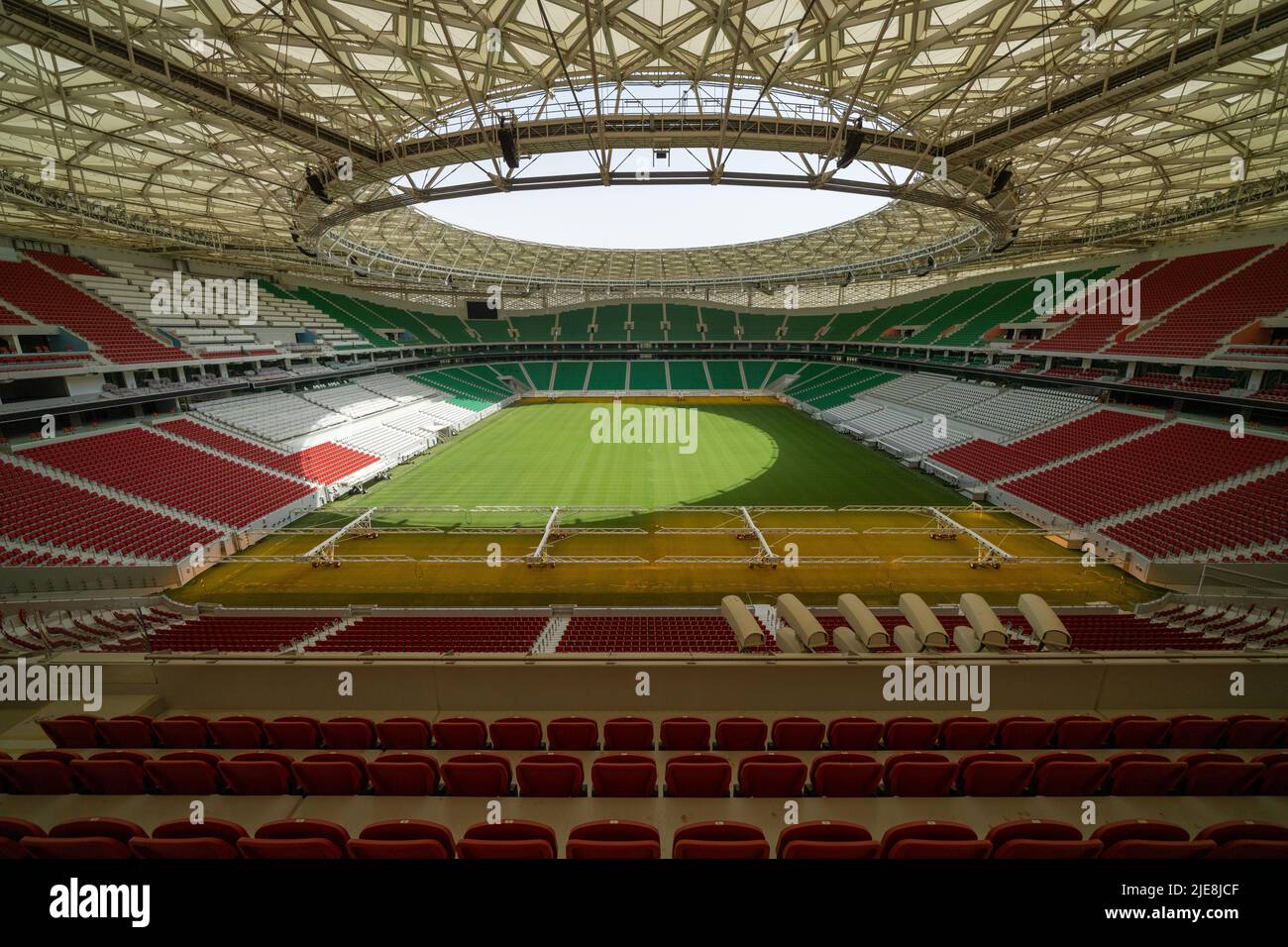 Al Thumama Stadium , a 40,000 seats arena and one of the 8 stadiums for 2022 FIFA World Cup ...