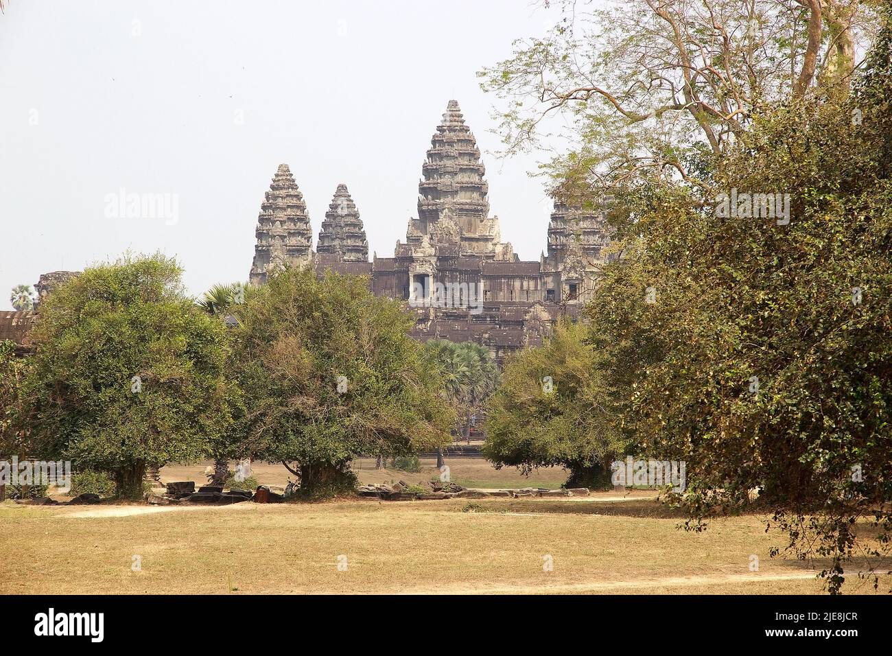 Angkor Wat, Angkor, Siem Reap, Cambodia. Angkor Wat was first a Hindu ...