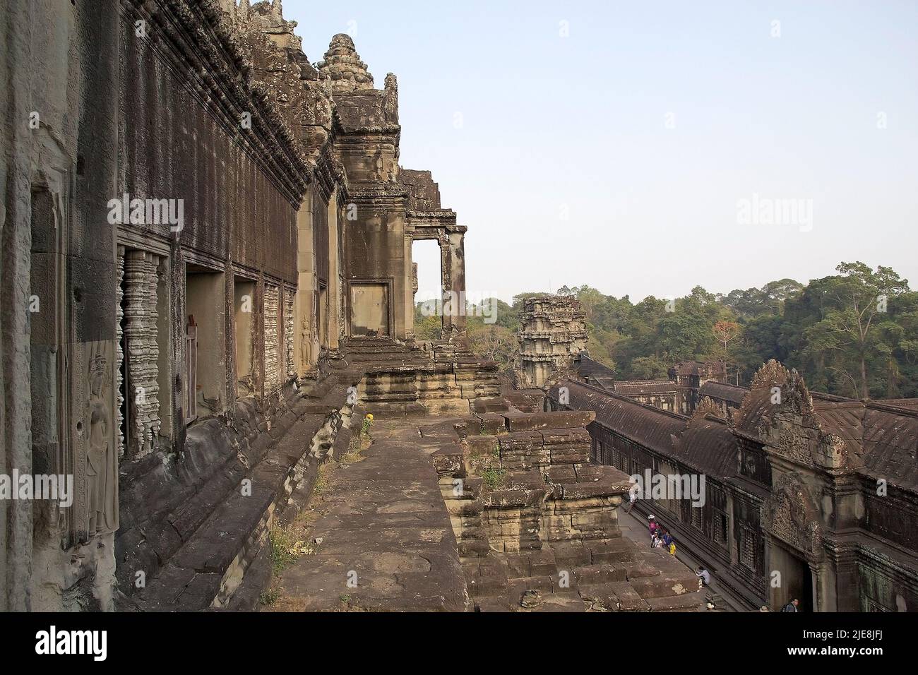 Details of the galleries at Angkor Wat, Angkor, Siem Reap, Cambodia ...