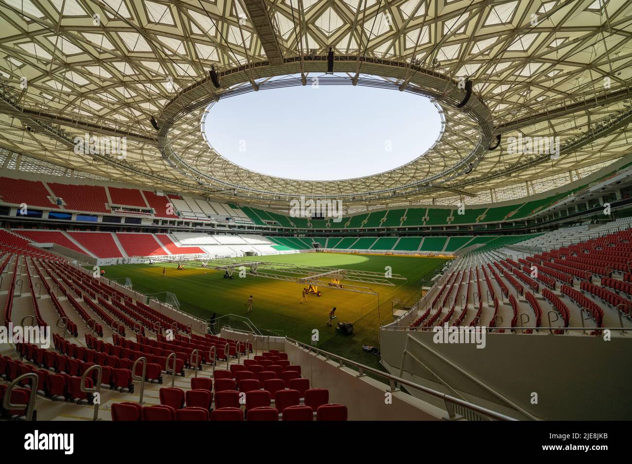 Al Thumama Stadium , a 40,000 seats arena and one of the 8 stadiums for 2022 FIFA World Cup ...
