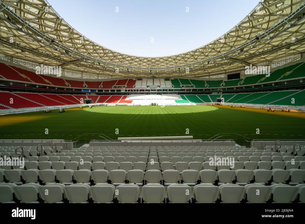 Al Thumama Stadium , a 40,000 seats arena and one of the 8 stadiums for 2022 FIFA World Cup ...