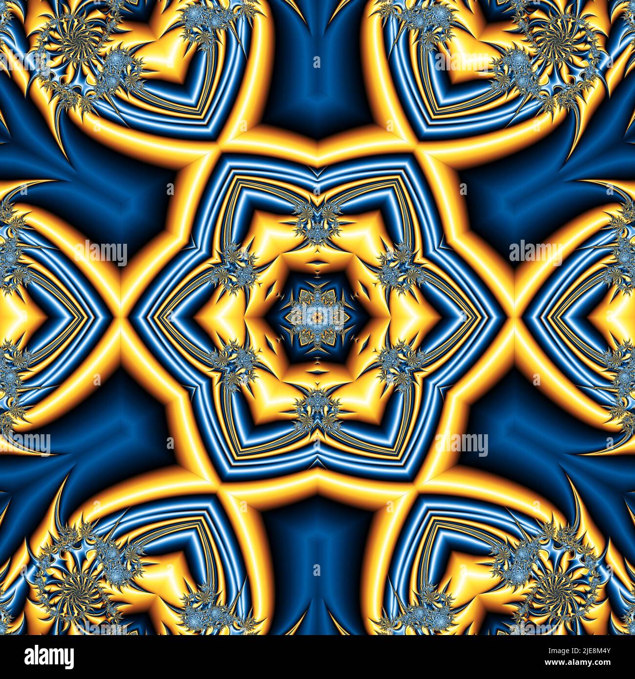 Abstract Computer generated Fractal design. A fractal is a never-ending ...