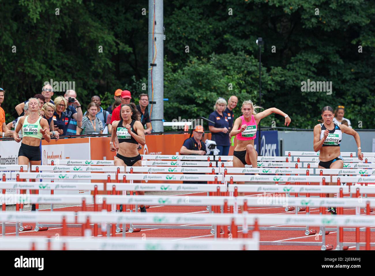 APELDOORN, NETHERLANDS - JUNE 26: athletes of The Netherlands competing ...