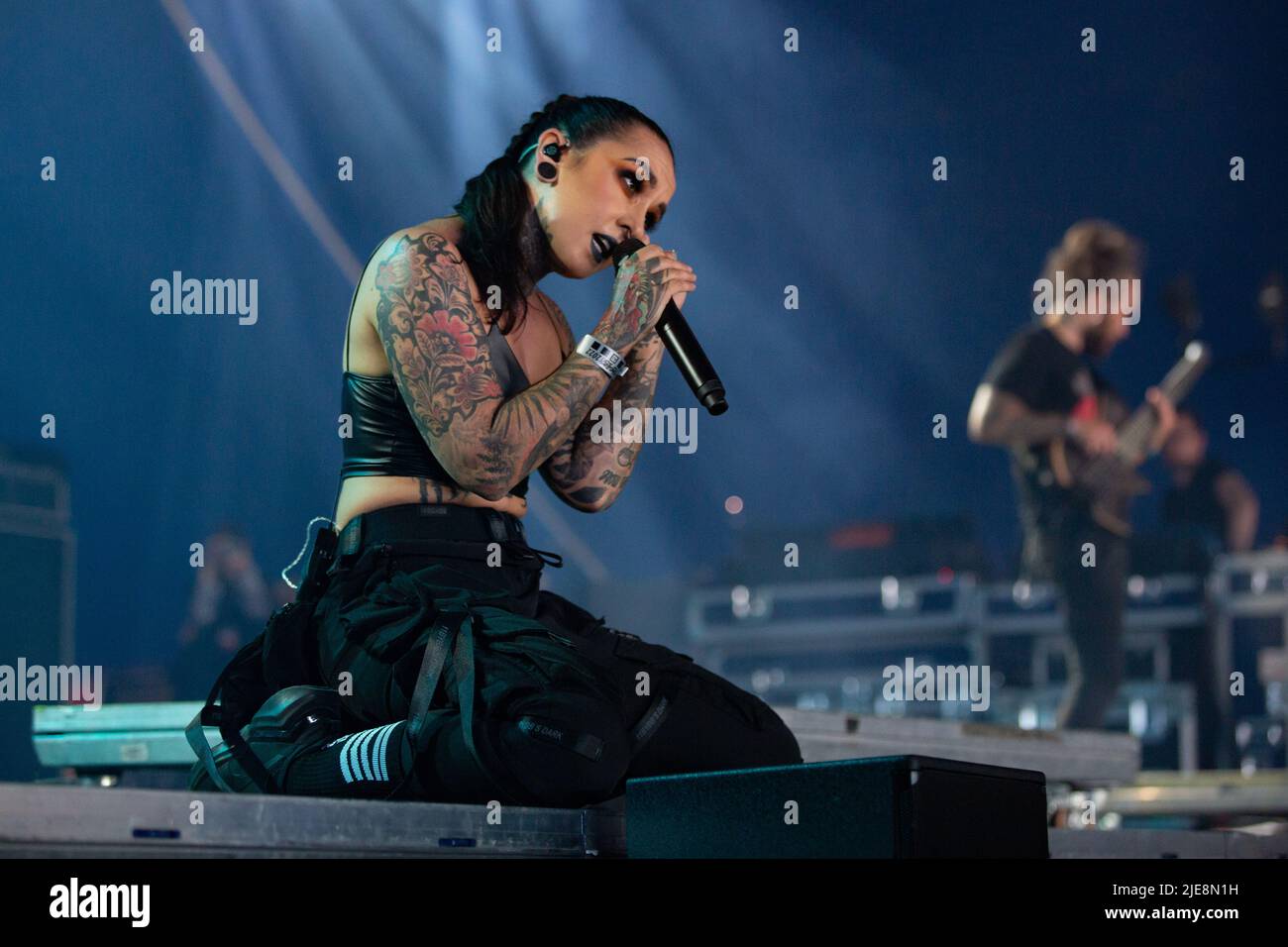 Oslo, Norway. 24th, June 2022. The Ukrainian heavy metal band Jinjer ...