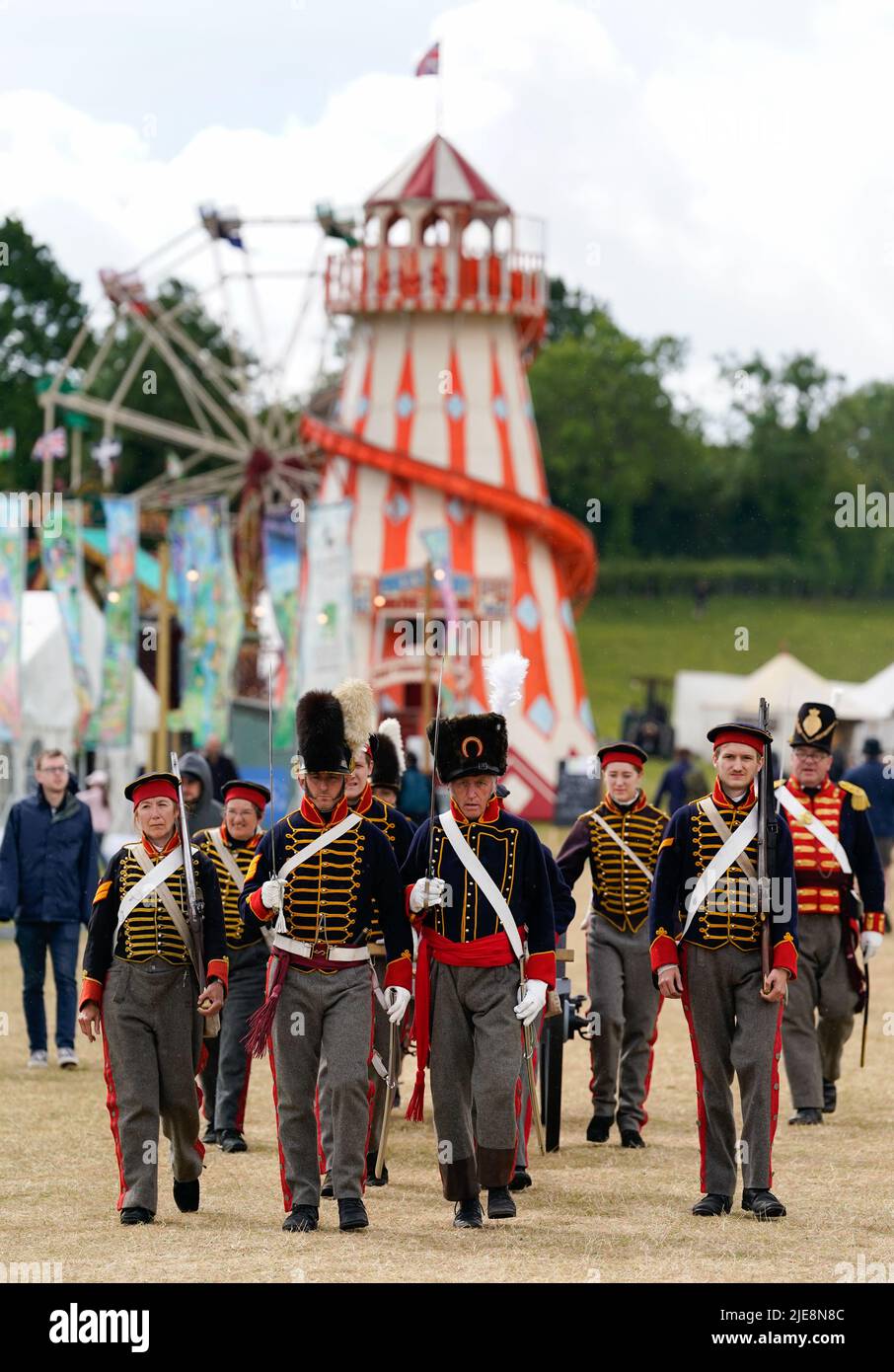 Members of the Whinyates Rocket troop of the Royal House Artillery ...