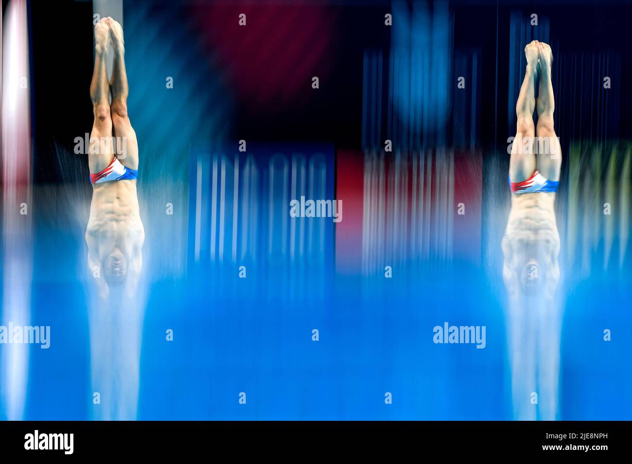 Jules Bouyer and Alexis Jandard of France compete in the Men's 3m ...