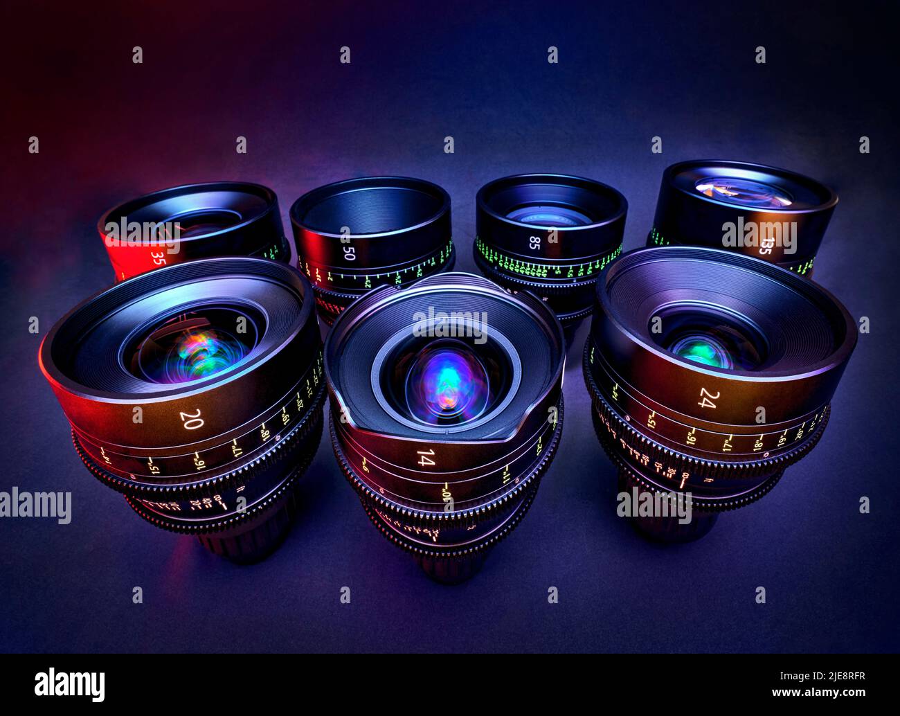 A Set of High Quality Cinema Style Prime Lenses like you would use to ...