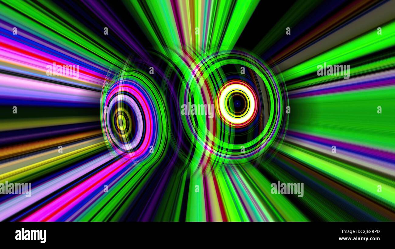 Colorful sphere with light rays Stock Photo - Alamy