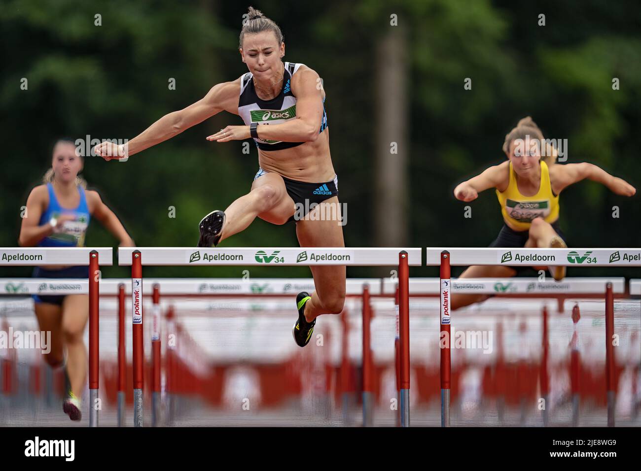 2022-06-26 13:29:18 APELDOORN - Athlete Nadine Visser during the 100 ...