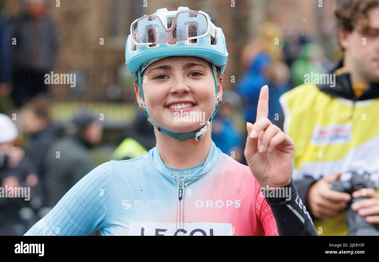 Alice Towers winner of the Women’s elite along with the under 23’s ...