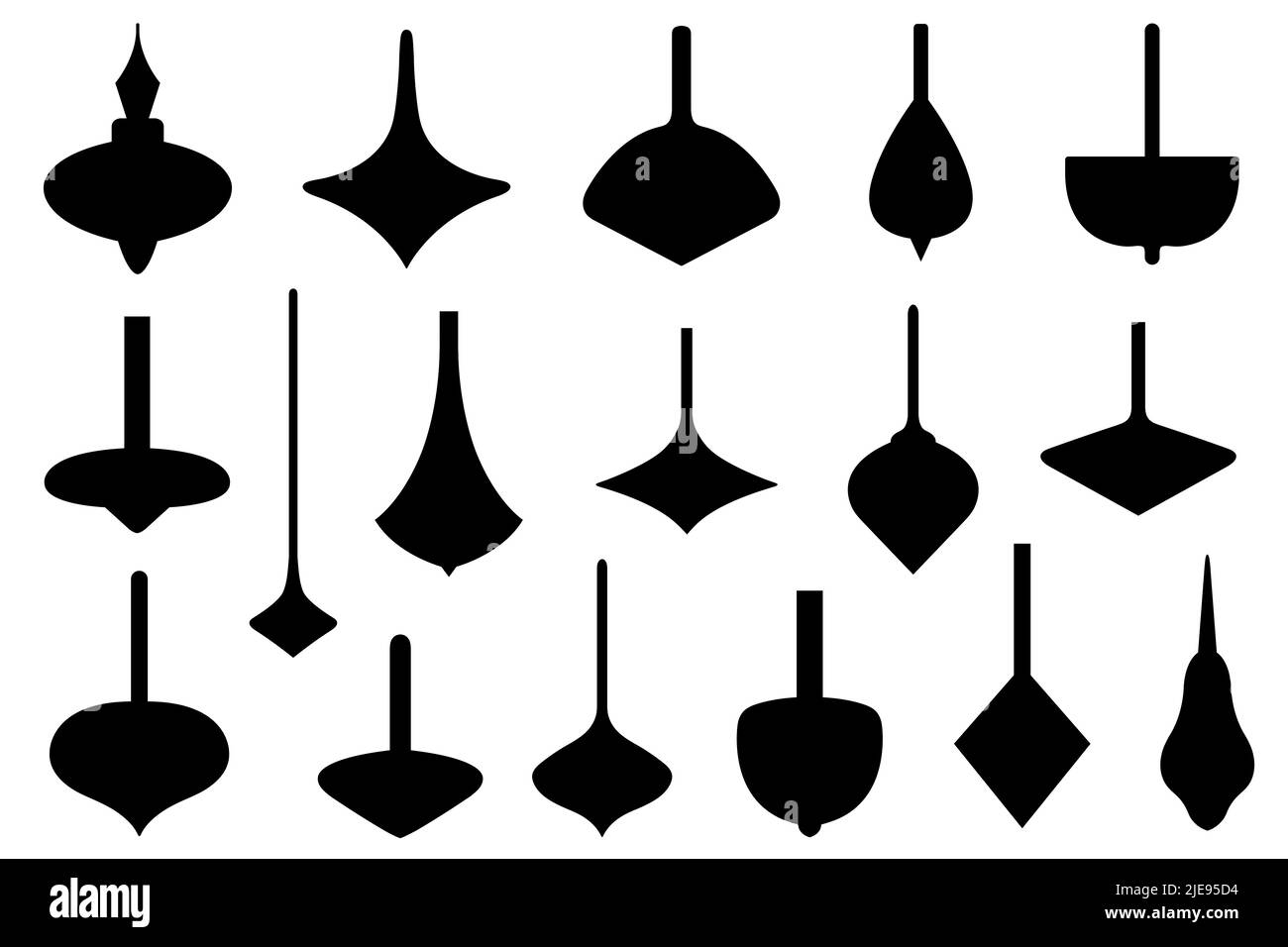 Collection of different spinning tops isolated on white Stock Photo - Alamy