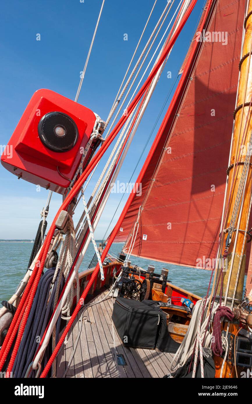 Gaff cutter traditional sailing boat hi-res stock photography and ...