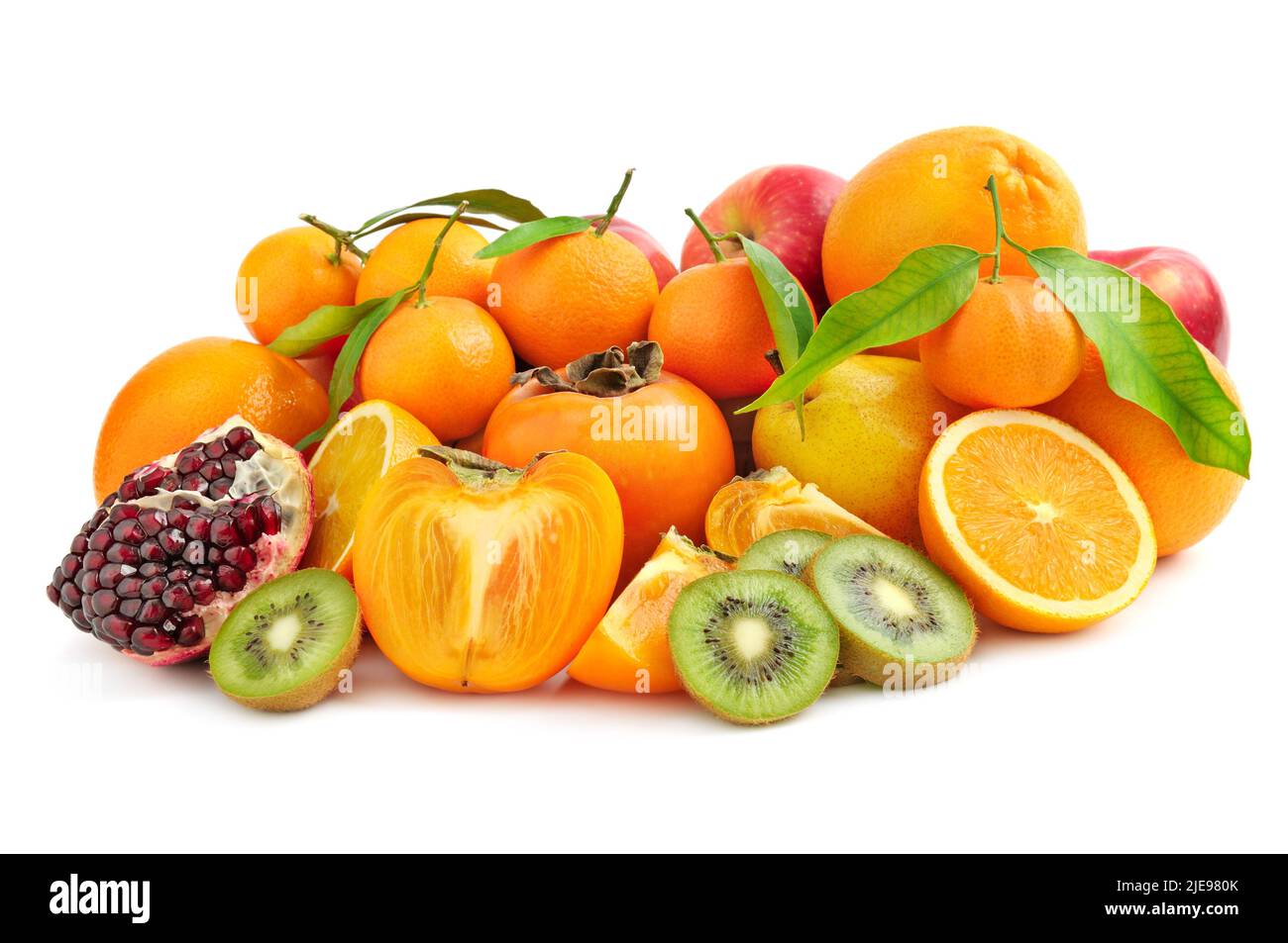 fruit isolated on a white background Stock Photo - Alamy