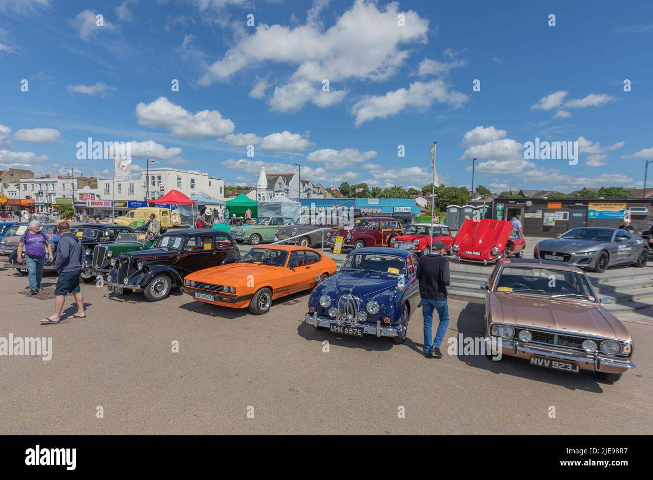 Southend on sea, UK. 26th June, 2022. Classic and vintage cars on ...