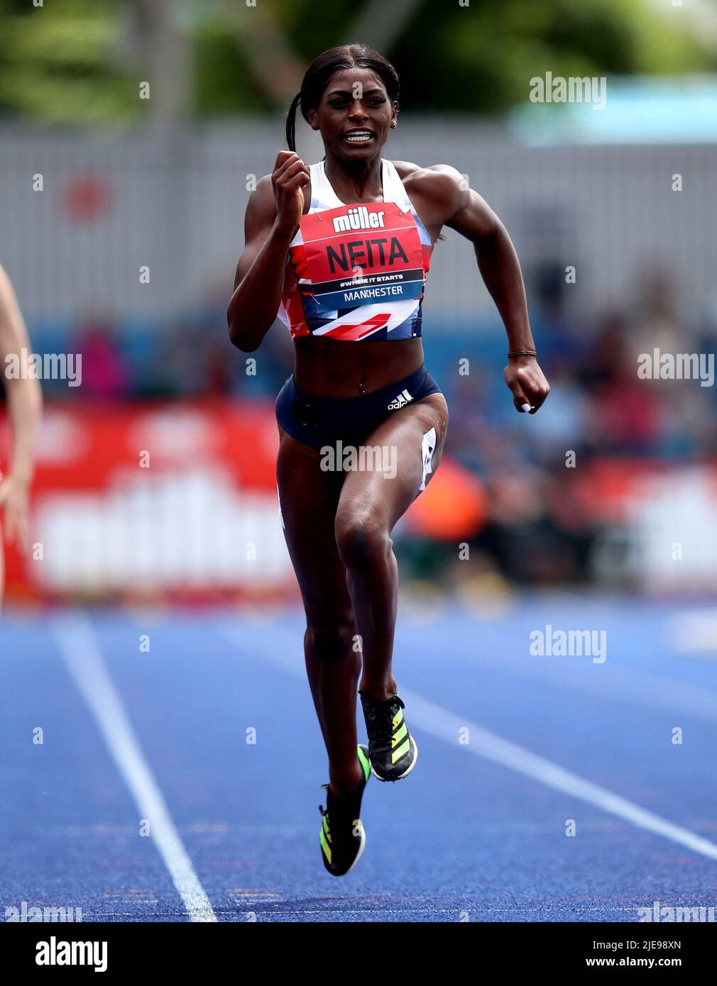 Daryll Neita wins the WomenÕs 200 metres heat two during day three of ...