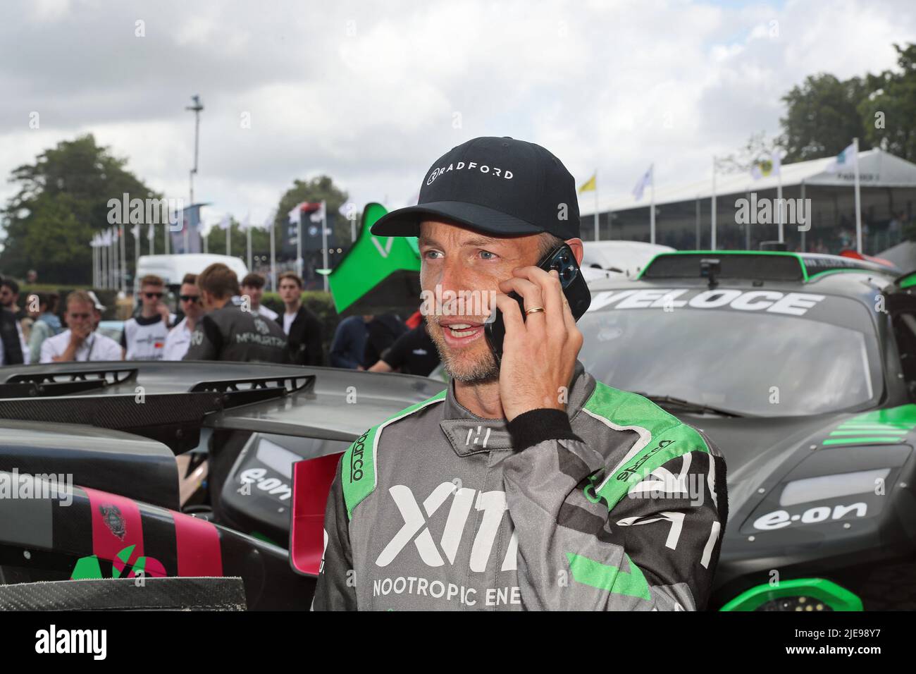 Goodwood, West Sussex, UK 26th June 2022. Jensen Button former F1 World ...