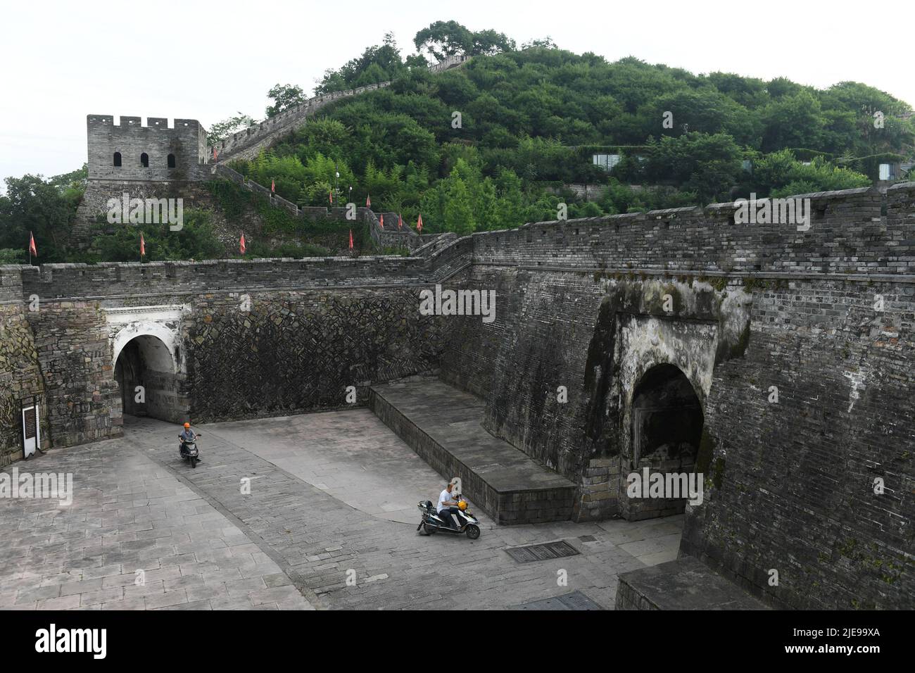 Linhai. 24th June, 2022. Photo taken on June 24, 2022 shows the ancient ...