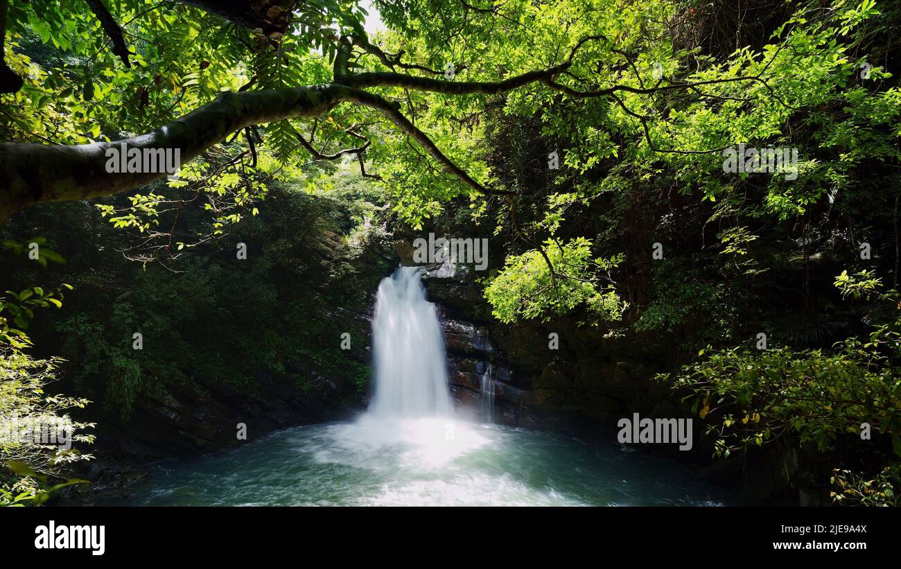 Awesome waterfall hi-res stock photography and images - Alamy