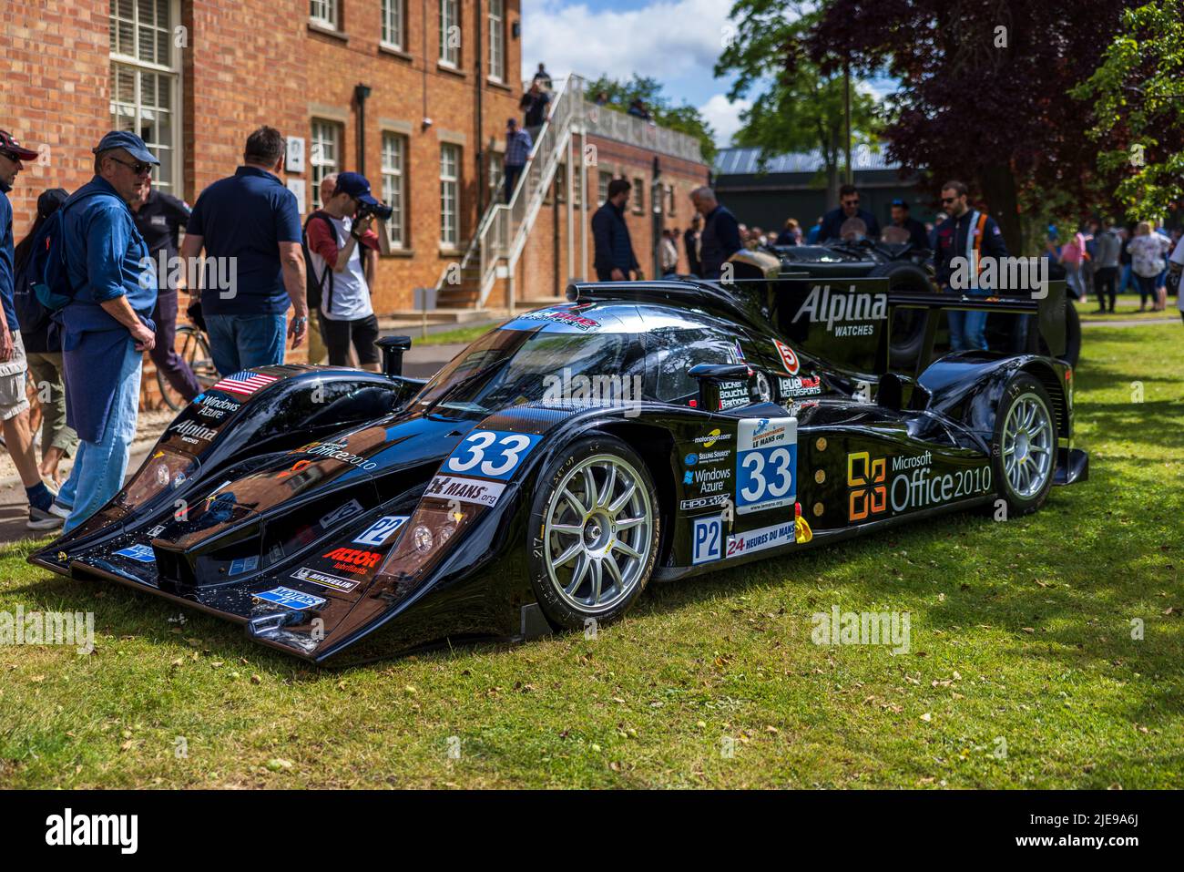 2011 Honda #33 Level 5 Motorsports Lola, on display at the Bicester ...