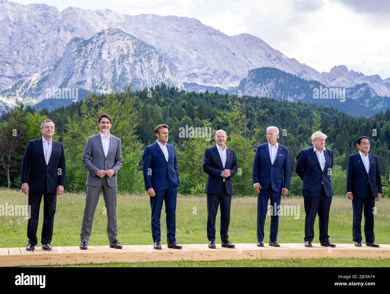 Schloss Elmau, Germany. 26th June, 2022. Prime Minister Justin Trudeau ...