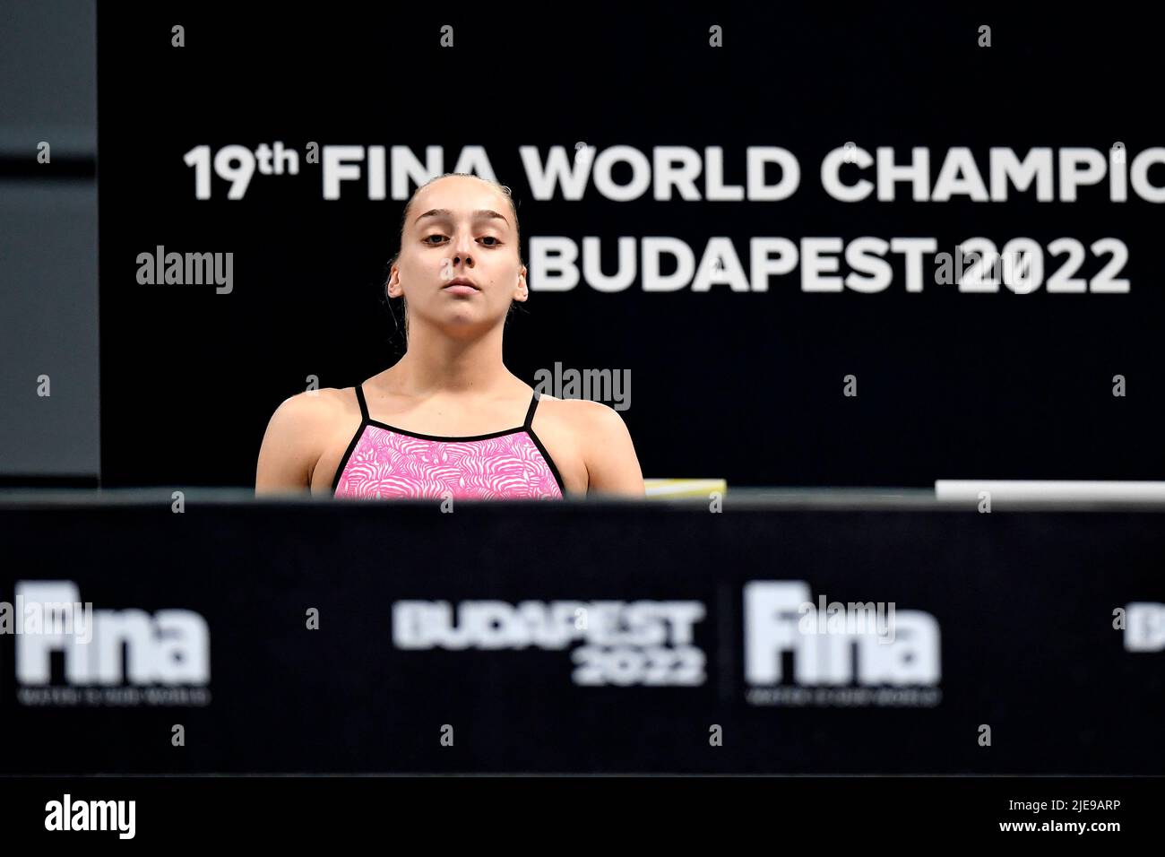 Budapest, Hungary. 26th June, 2022. Jade Gillet of France competes in ...