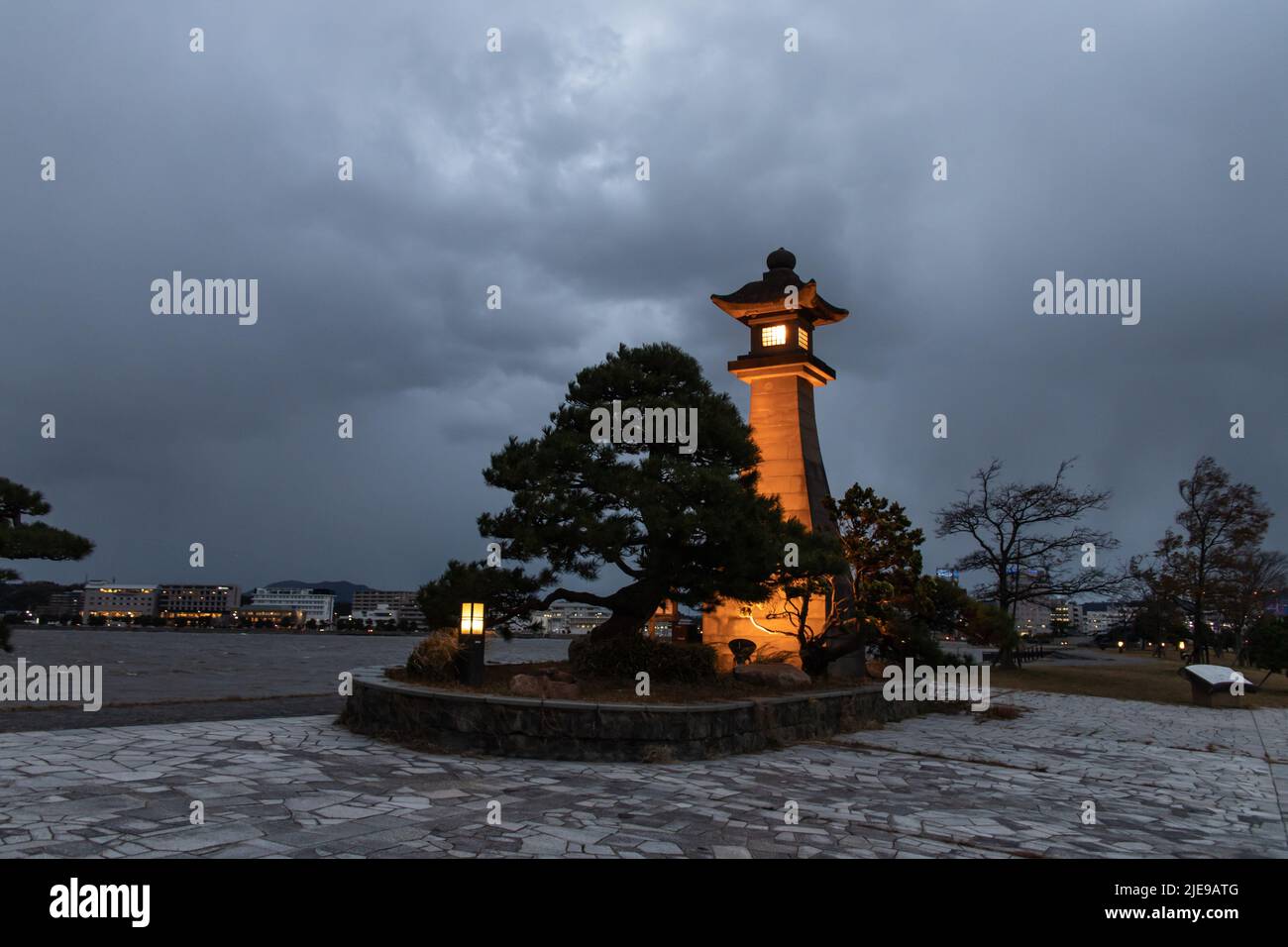 Matsue, Shimane, JAPAN - Dec 1 2021 : Illuminated Aoyagirou-no ...