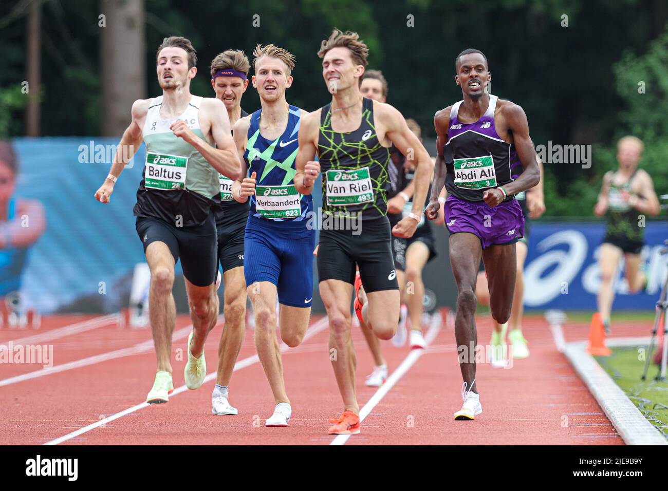 APELDOORN, NETHERLANDS - JUNE 26: athletes of The Netherlands competing ...