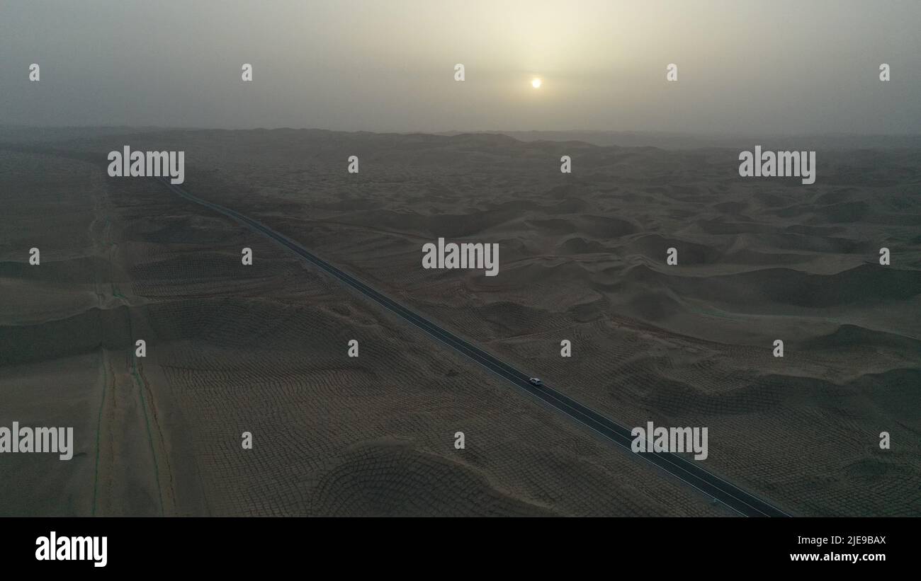 BAZHOU, CHINA - JUNE 26, 2022 - Aerial photo taken on June 26, 2022 ...