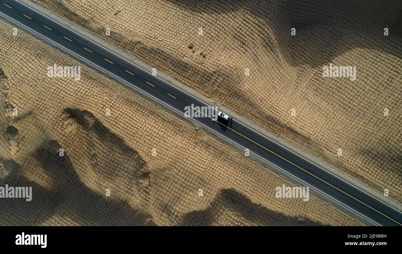 BAZHOU, CHINA - JUNE 26, 2022 - Aerial photo taken on June 26, 2022 ...