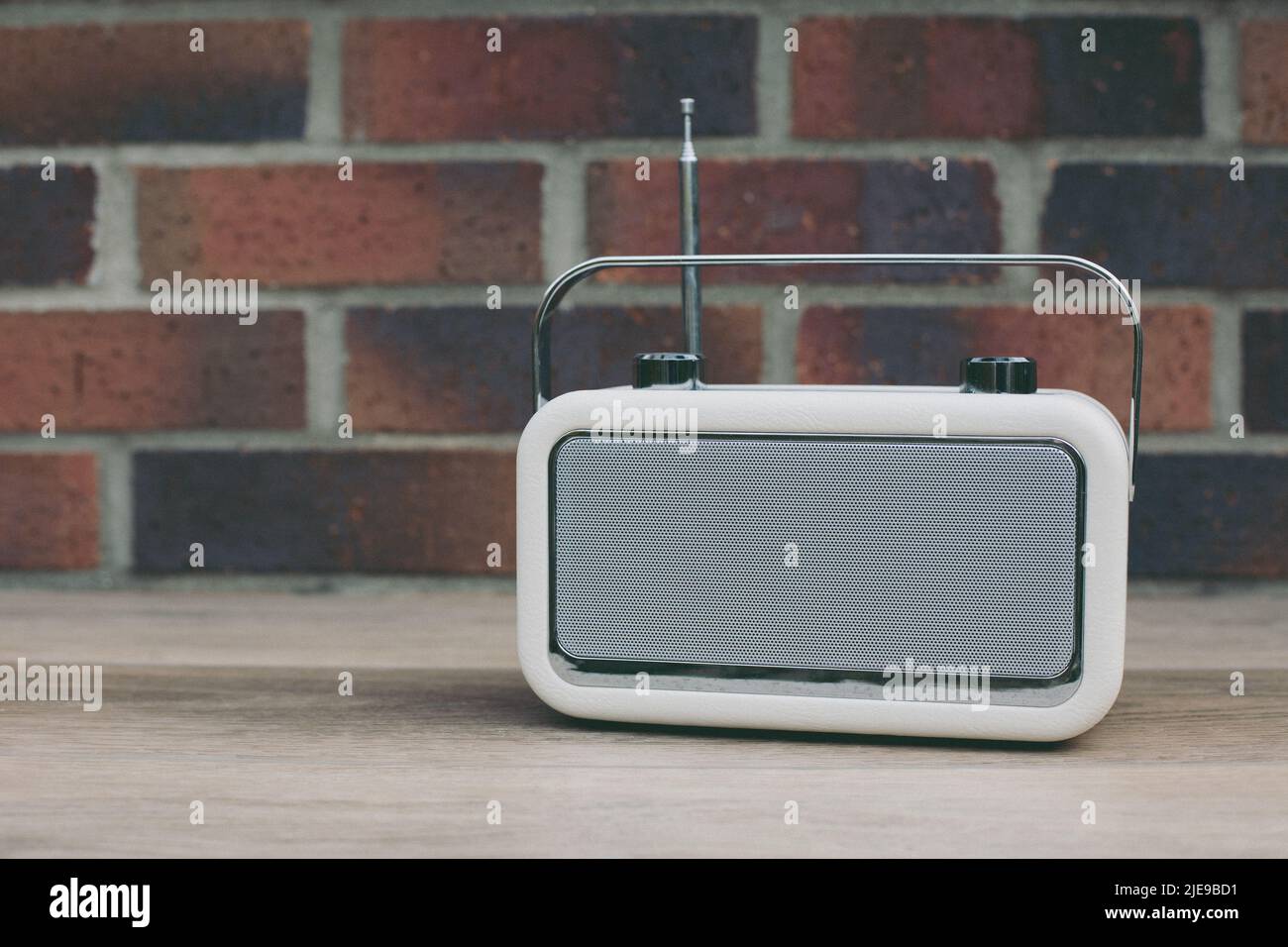 A vintage radio conceptual image with copy space Stock Photo - Alamy