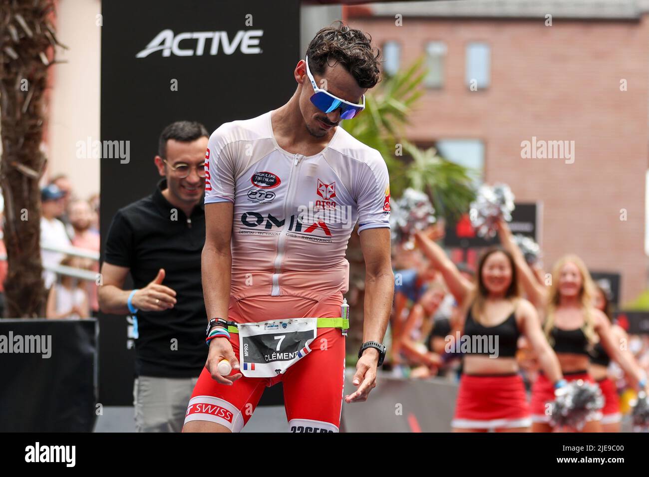 26 June 2022, Hessen, Frankfurt/Main: Triathlon: European Championship ...