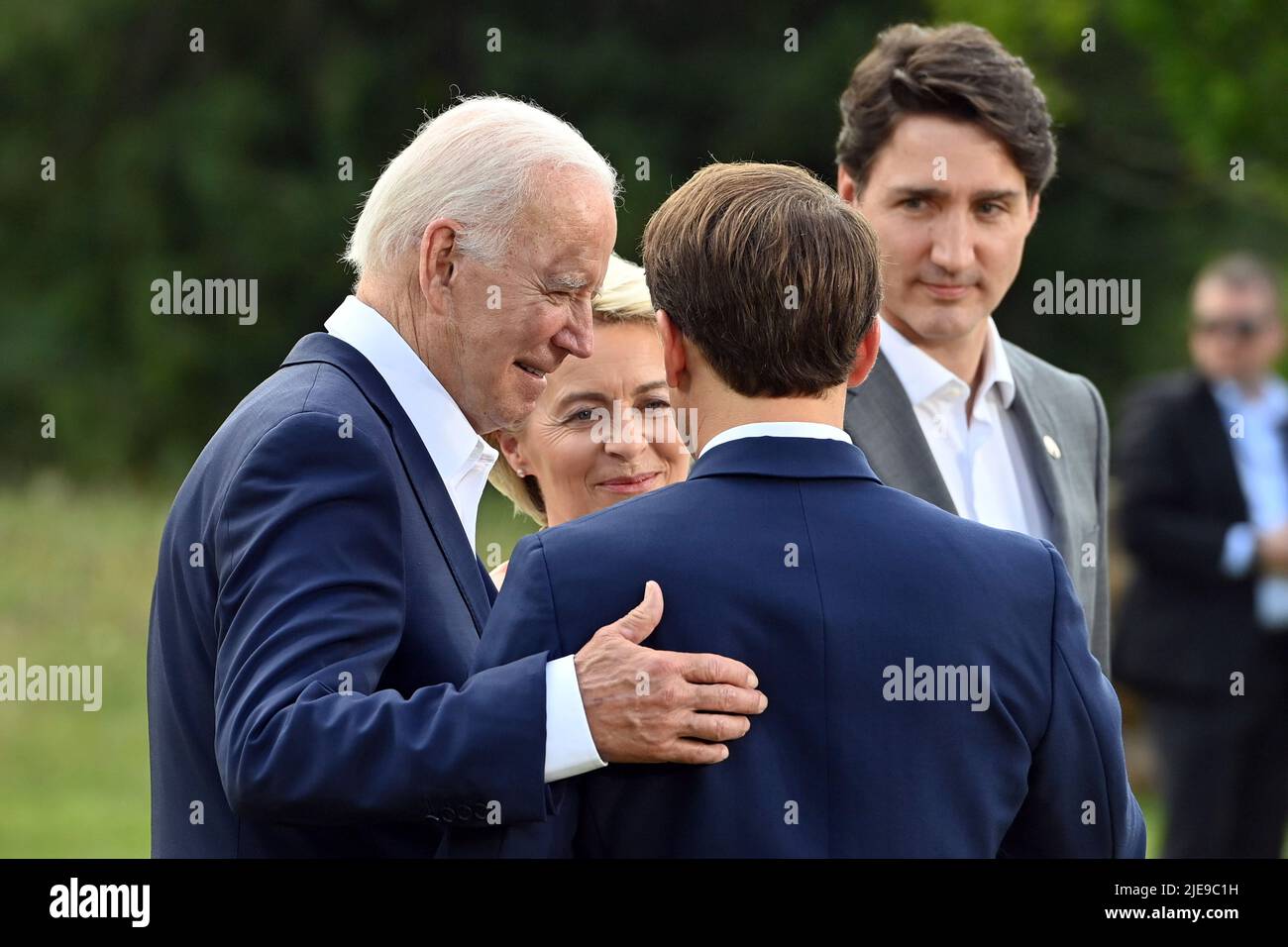 Klais Deutschland 26th June 2022 From Left Us President Joe Biden