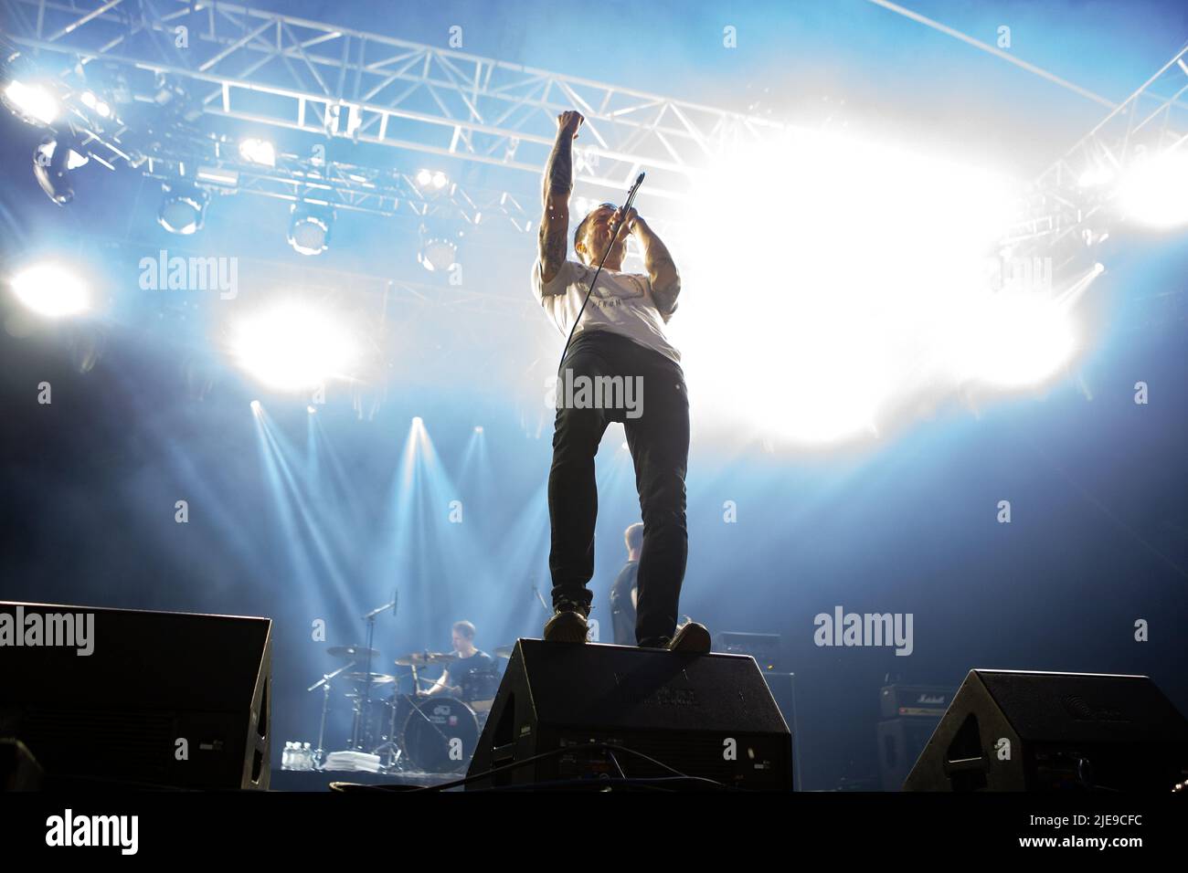 Oslo, Norway. 23rd, June 2022. The Swedish hardcore punk band Raised ...